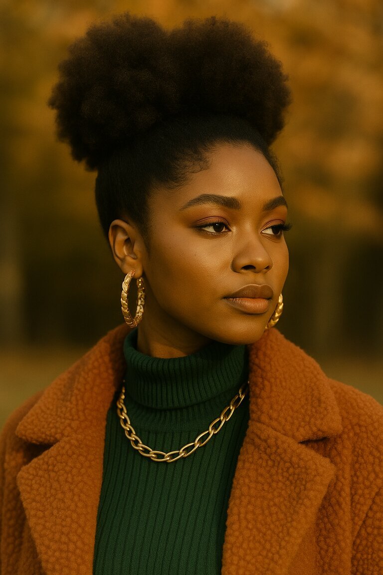 The Return of the Afro Puff: A Fall Statement - Real Women Atlanta Magazine